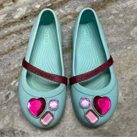 CROCS | Shoes | Crocs Girls Lina K Flat C3 | Poshmark